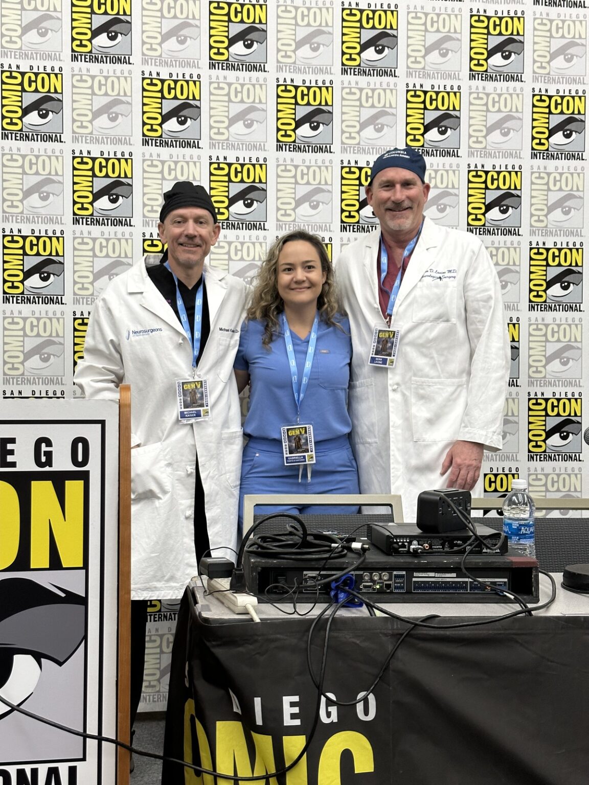 Dr. Kaiser panelist at Comic Con San Diego